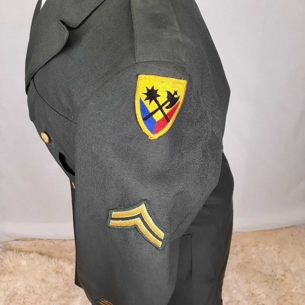 Us Army 194th Armored Battalion Corporal A1 Dress Gre… - Gem